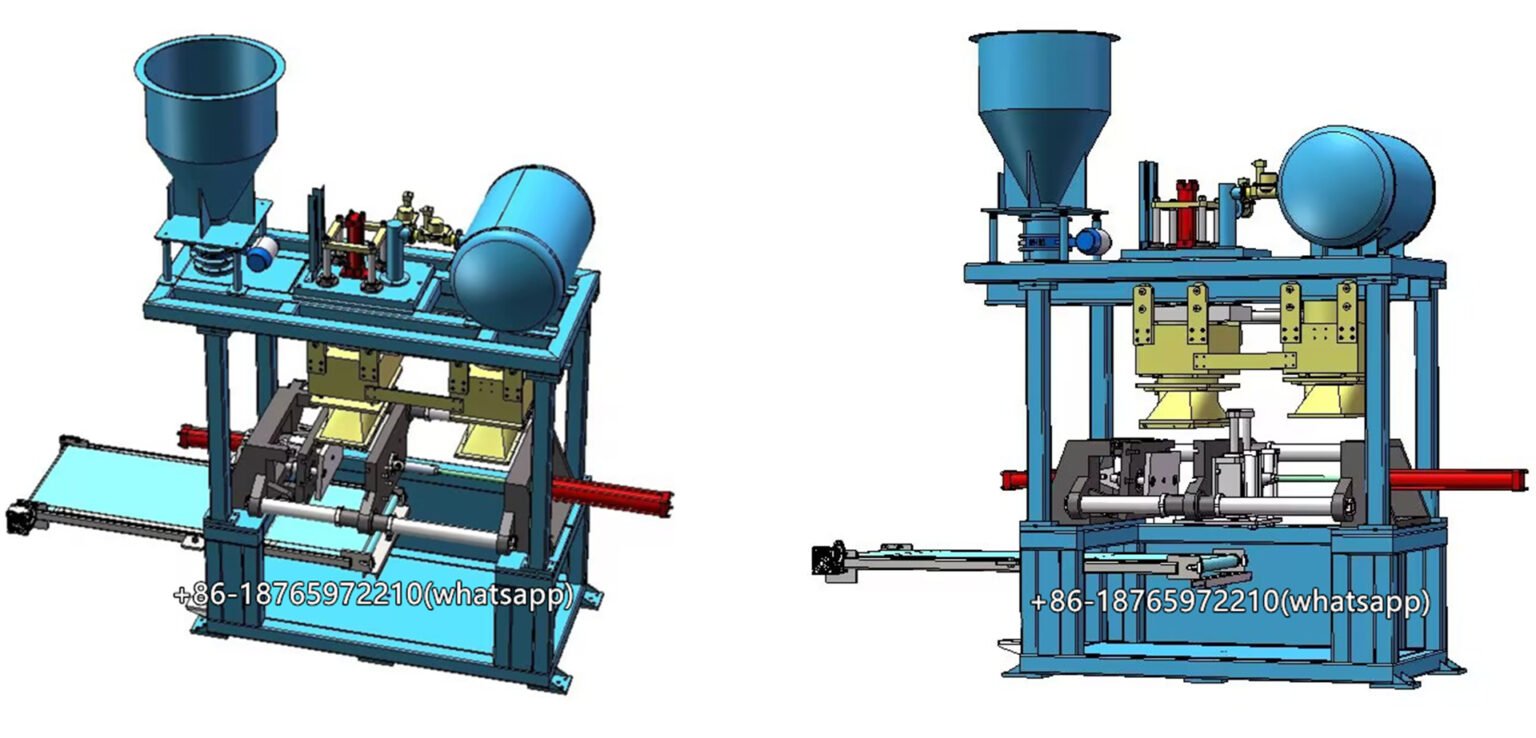 Vertical Parting Cold Box Core Shooting Machine With Conveyor Belt ...