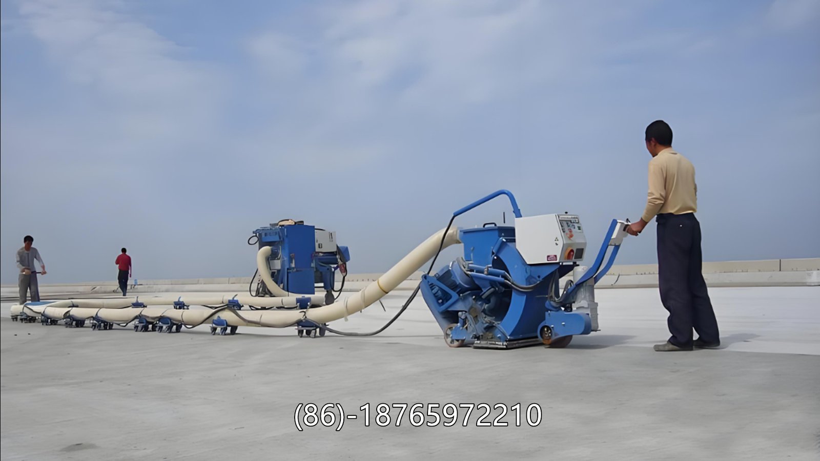 Mobile Shot Blaster for Concrete Floor, Road, and Airway ...