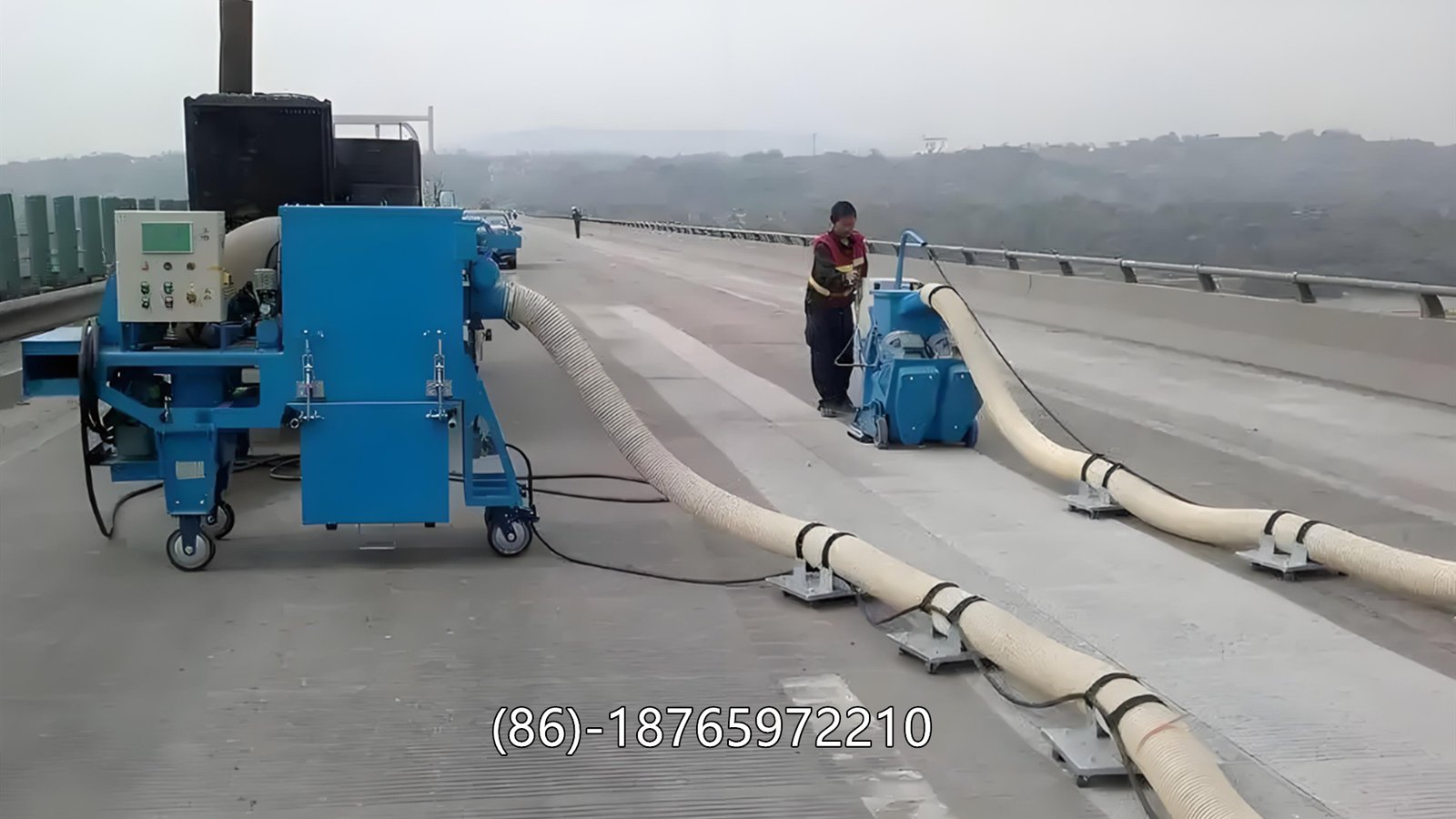 Mobile Shot Blaster for Concrete Floor, Road, and Airway ...